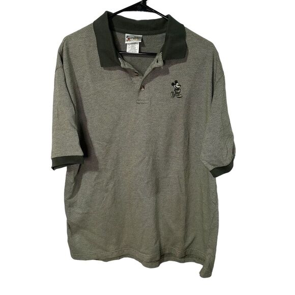 Disney | Shirts | Vintage Disney Mens Polo Shirt L Mickey Mouse Walt ...